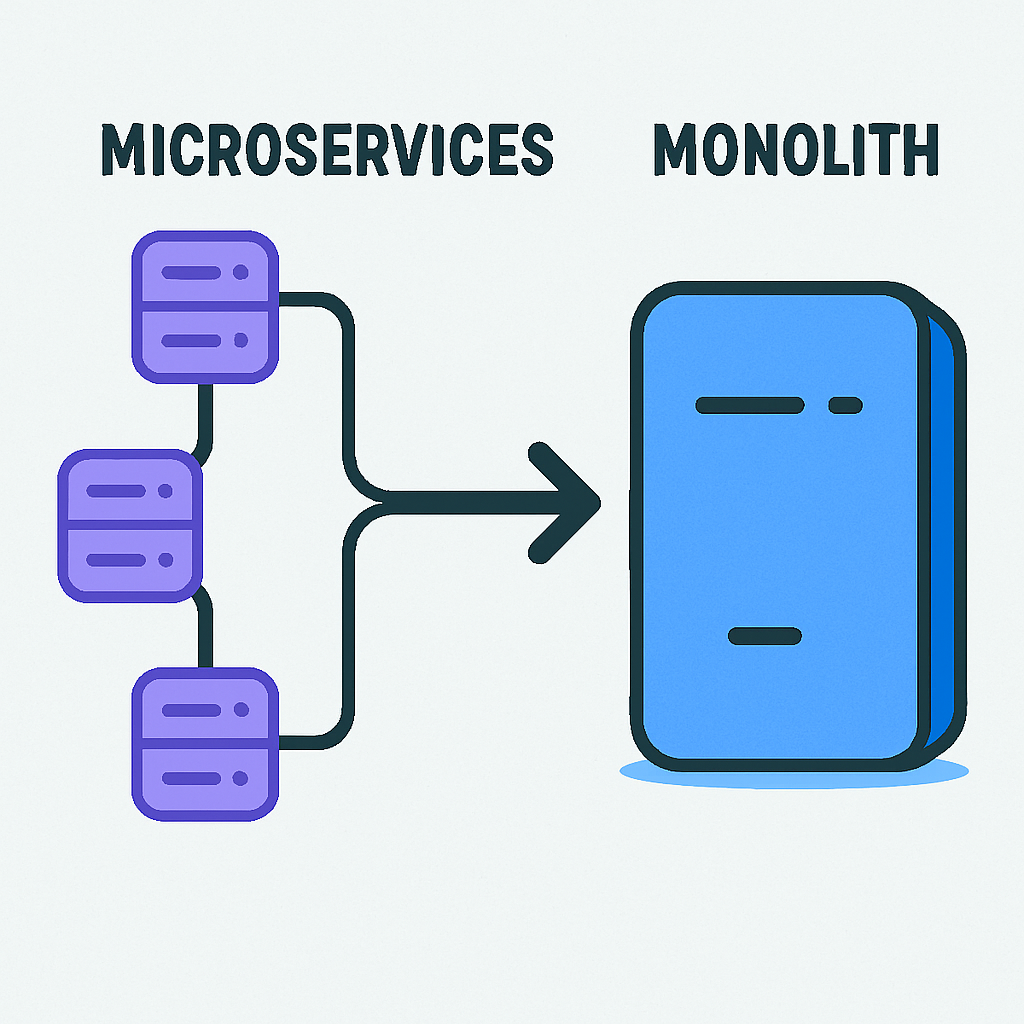 Monolith Reversion: from Microservices back to Monolith
